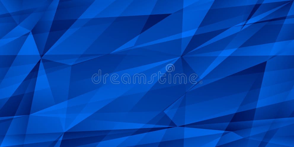 Creative Blue Triangles Background for Banners. Seamless Modern ...
