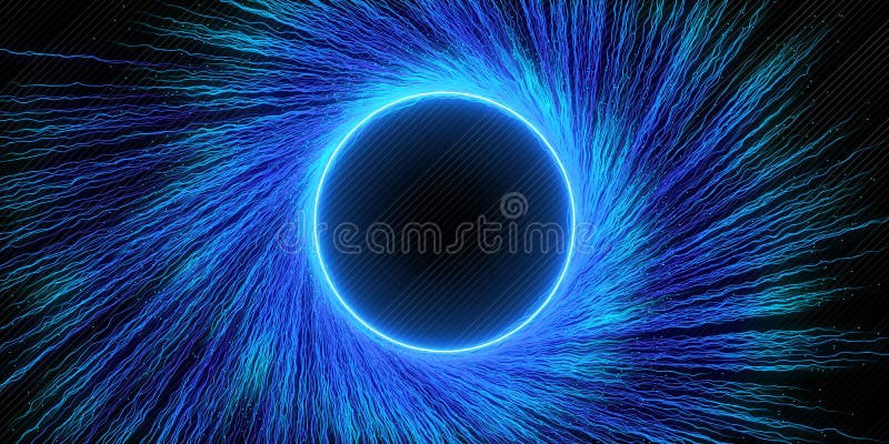 Creative Blue Vortex Background Stock Illustration - Illustration of ...