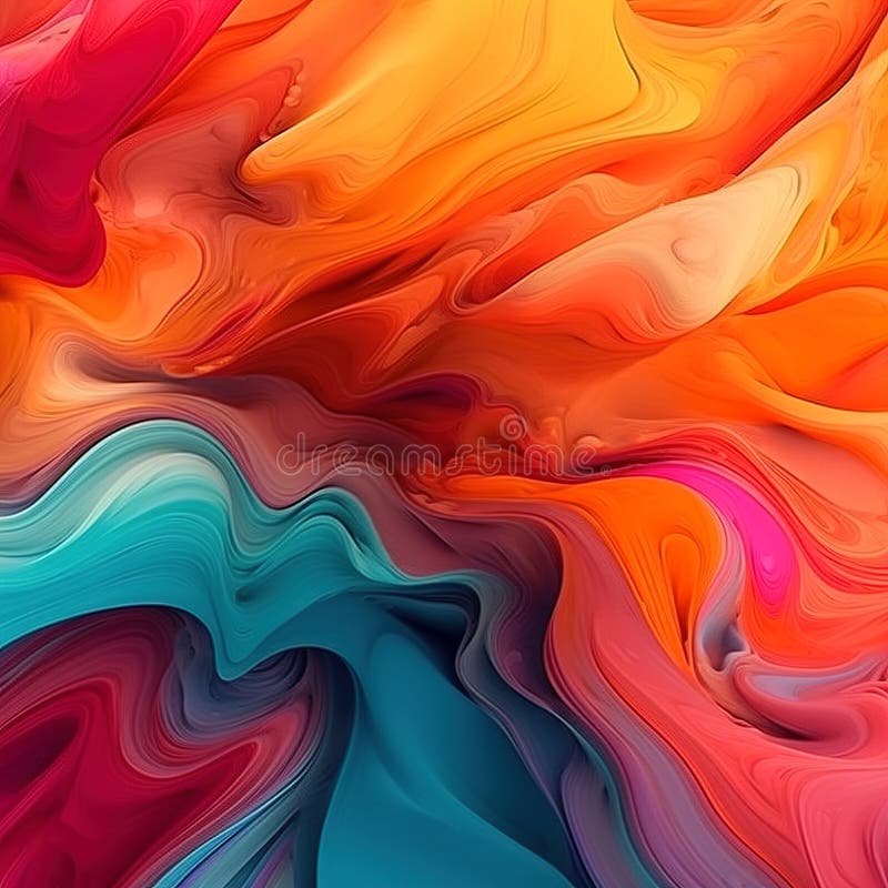 Creative Color Background. Ai Generated Stock Illustration ...