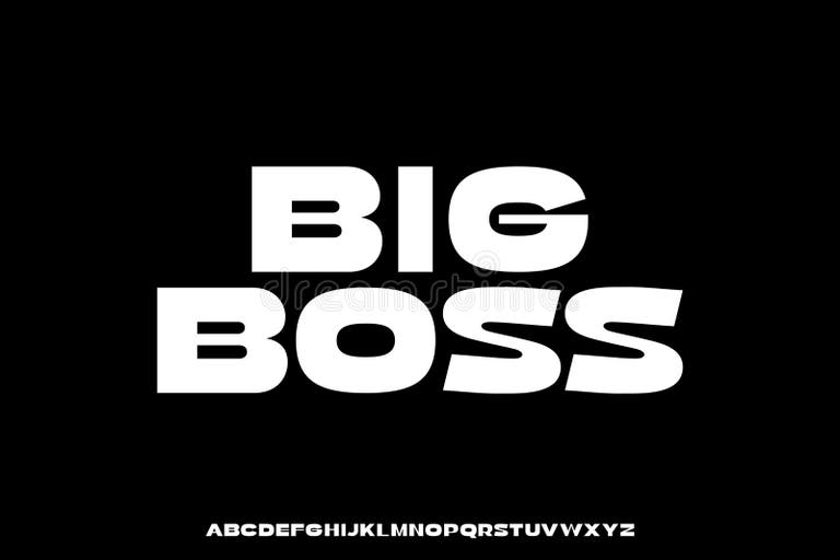Boss Typeface Stock Illustrations – 96 Boss Typeface Stock ...