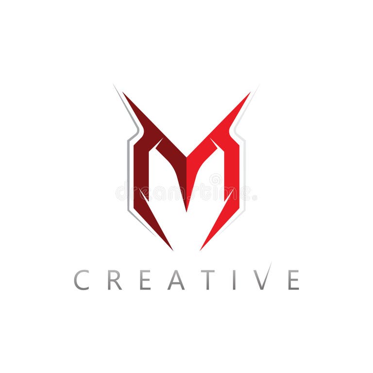 Creative Bold M Letter Logo Vector for Tech Company and Web Application ...