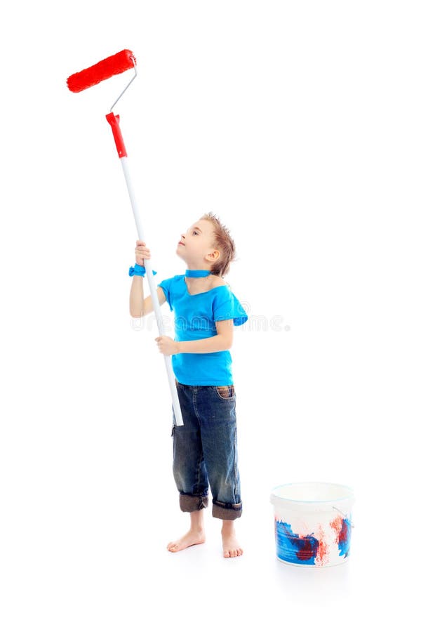 Creative boy stock image. Image of play, creative, hobby - 13290359