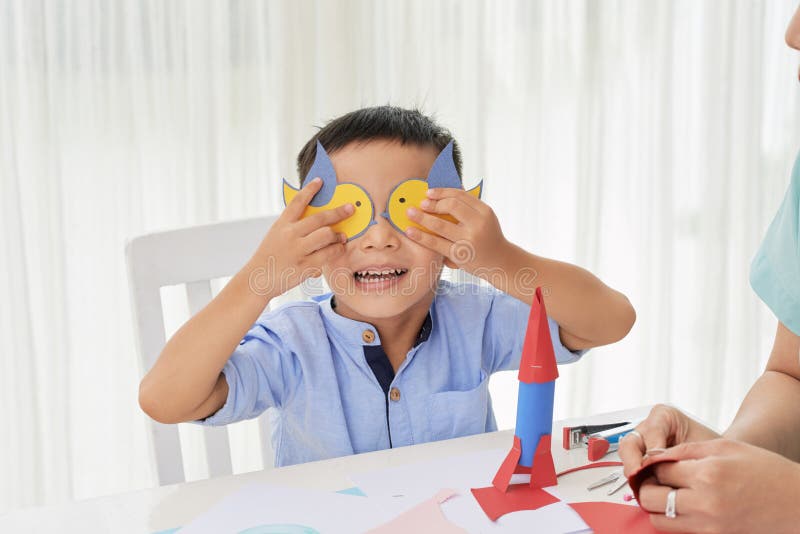 Creative boy stock image. Image of playtime, preschool - 127949417