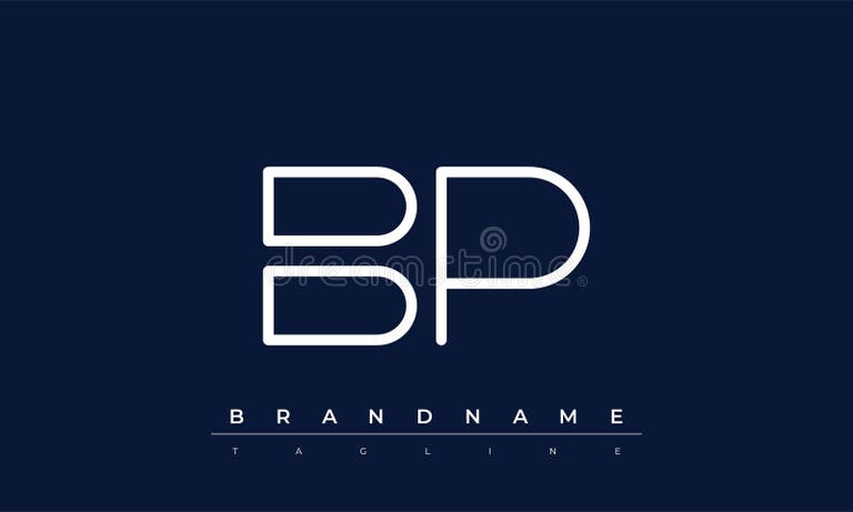 Creative BP Letter Initial Logo Vector Image Stock Vector ...