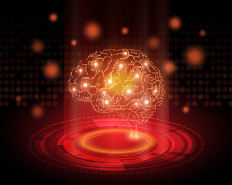 Creative Brain Concept Background Stock Vector - Illustration of ...