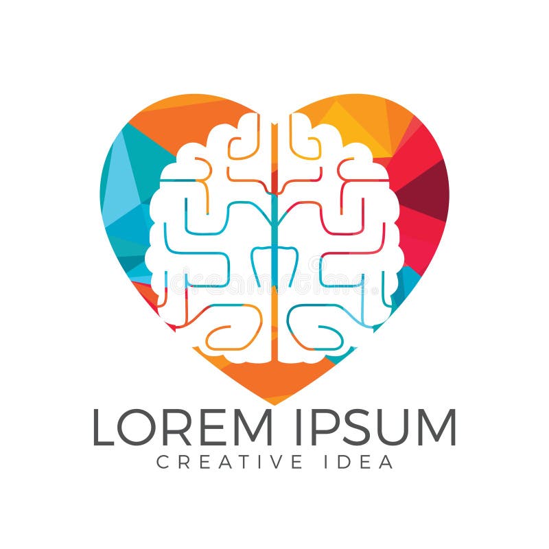 Creative Brain Logo Design. Think Idea Concept. Stock Vector ...