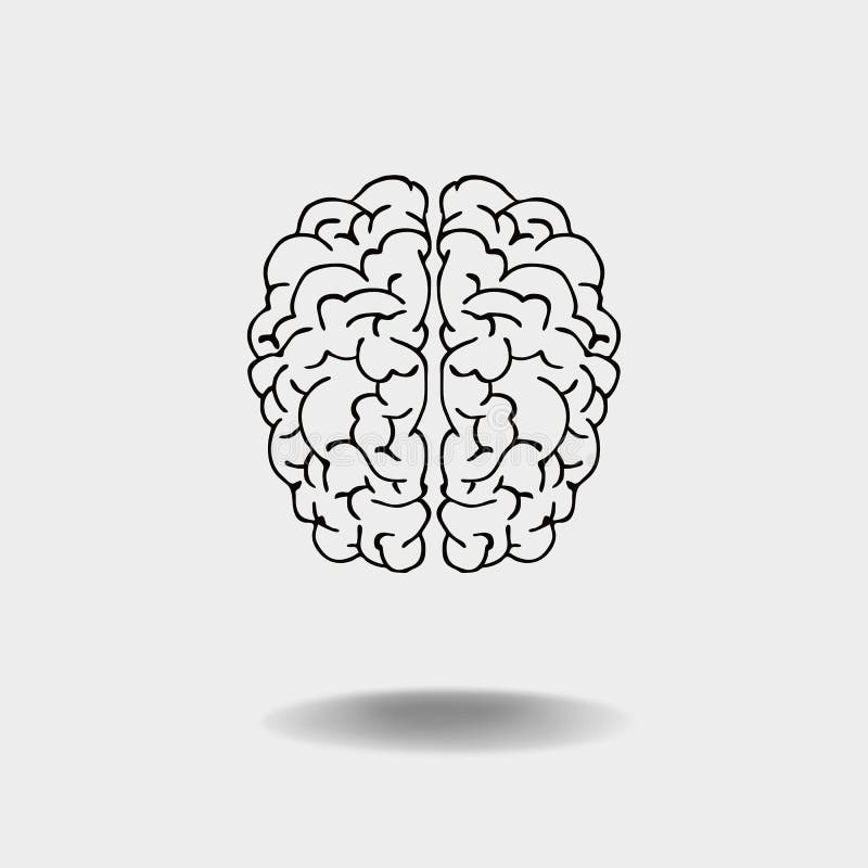 Creative brain icon stock illustration. Illustration of medical - 246355539