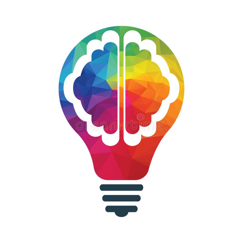 Think Logo Vector Template. Stock Vector - Illustration of illumination ...