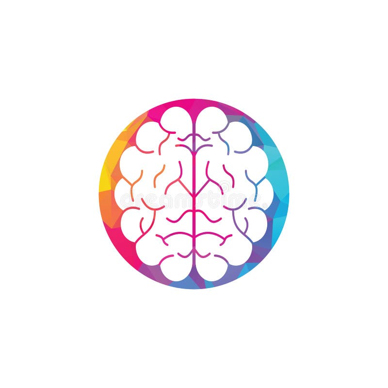 Creative Brain Logo Design. Stock Vector - Illustration of education ...