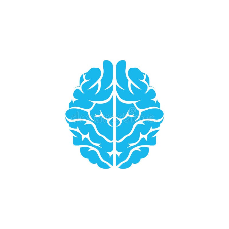 Creative Brain Logo Design. Think Idea Concept. Stock Vector ...