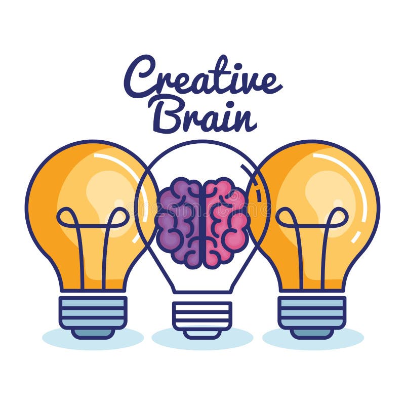 Creative Brain Idea Concept Stock Vector - Illustration of creativity ...