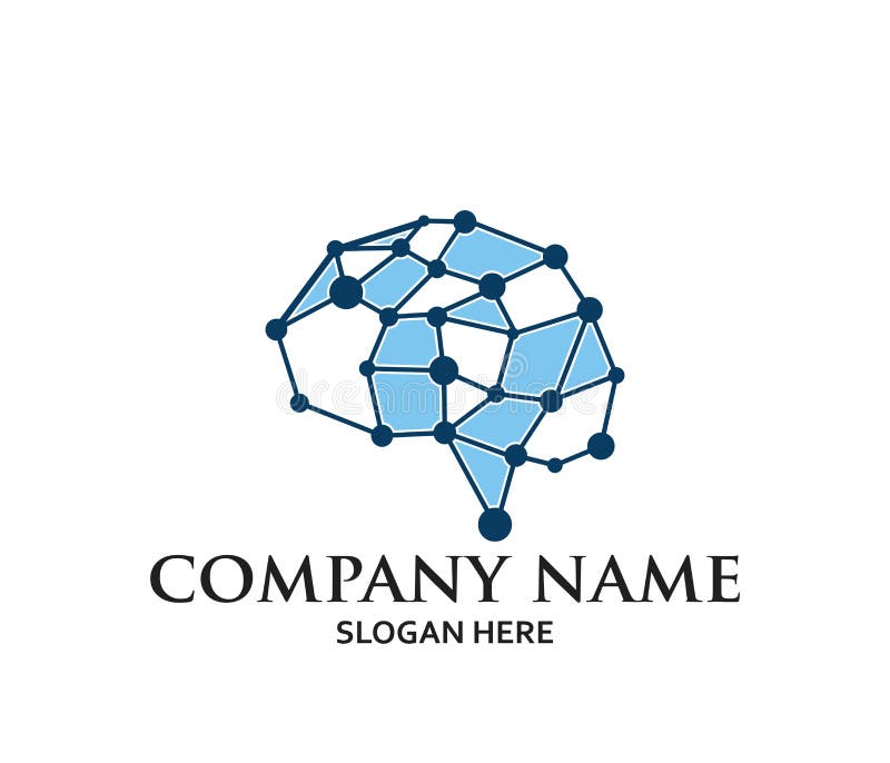 Creative Brain Smart Matrix Neuron System Illustration Vector Logo ...