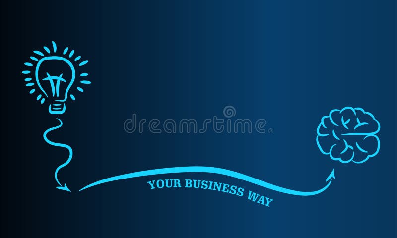 Creative Brainstorm Concept Business Idea.Blue Concept Stock Vector ... Creative Brainstorm Concept Business Idea.Blue Concept Stock Vector ...