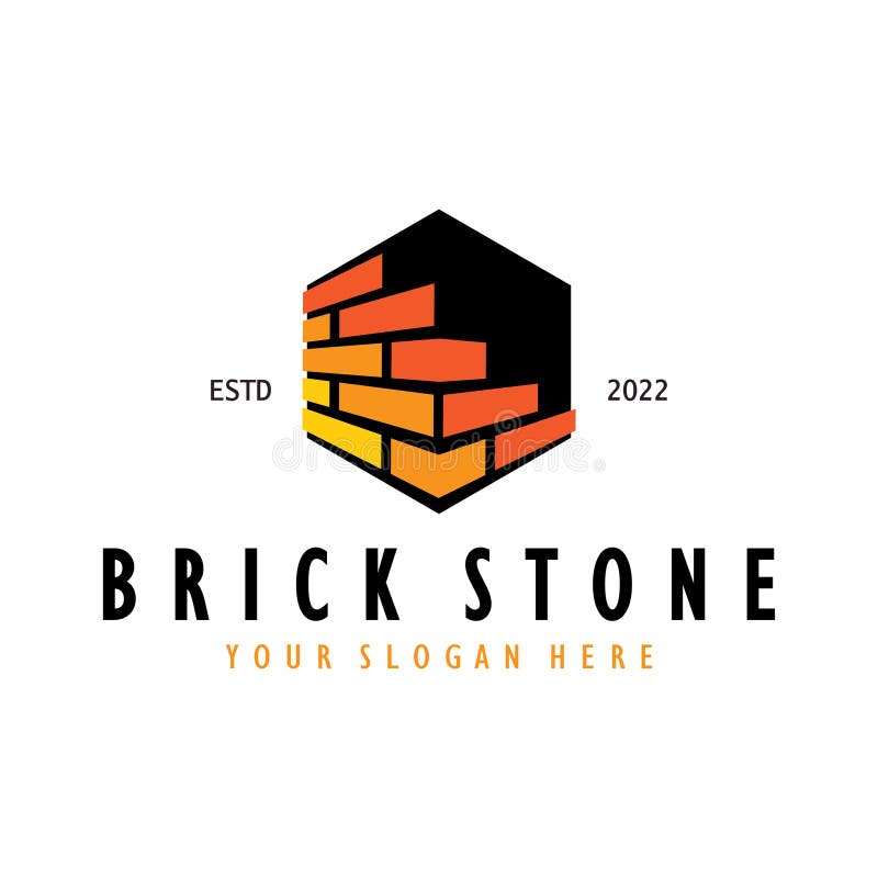 Creative Brick Logo Designs for Buildings, Architectural Buildings ...