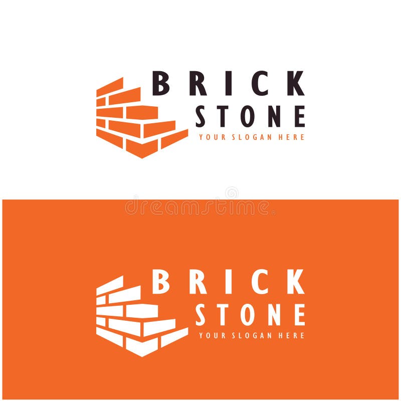Creative Brick Logo Designs for Buildings, Architectural Buildings ...