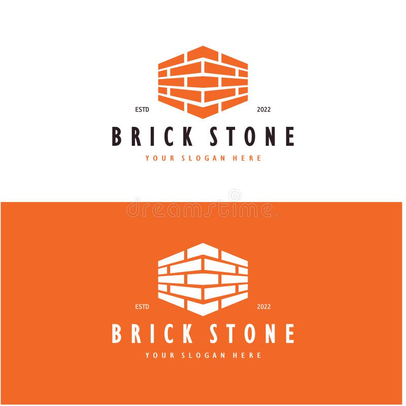 Creative Brick Logo Designs for Buildings, Architectural Buildings ...