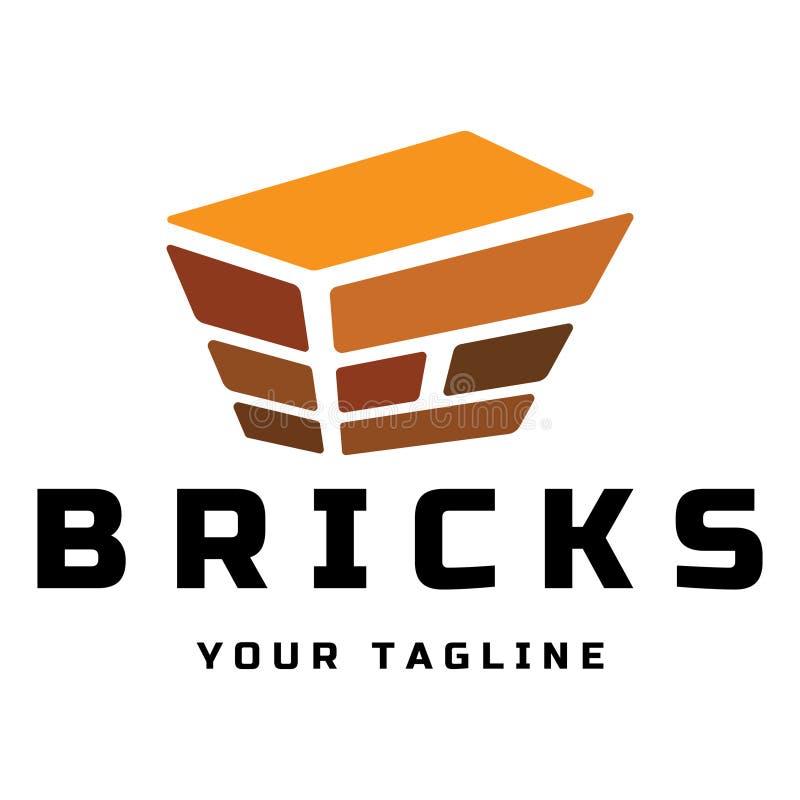 Creative Brick Logo Designs for Buildings, Architectural Buildings ...
