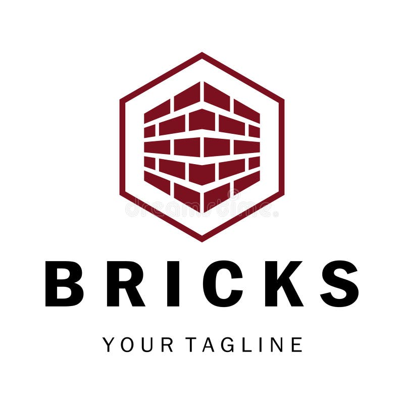 Creative Brick Logo Designs for Buildings, Architectural Buildings ...
