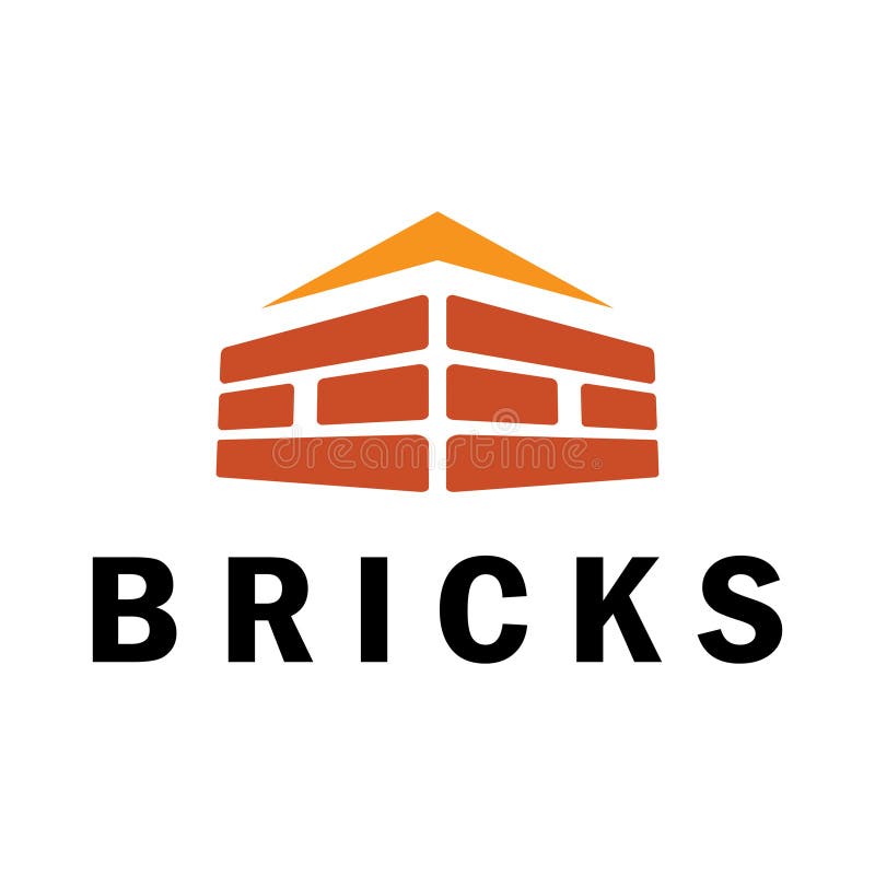 Creative Brick Logo Designs for Buildings, Architectural Buildings ...