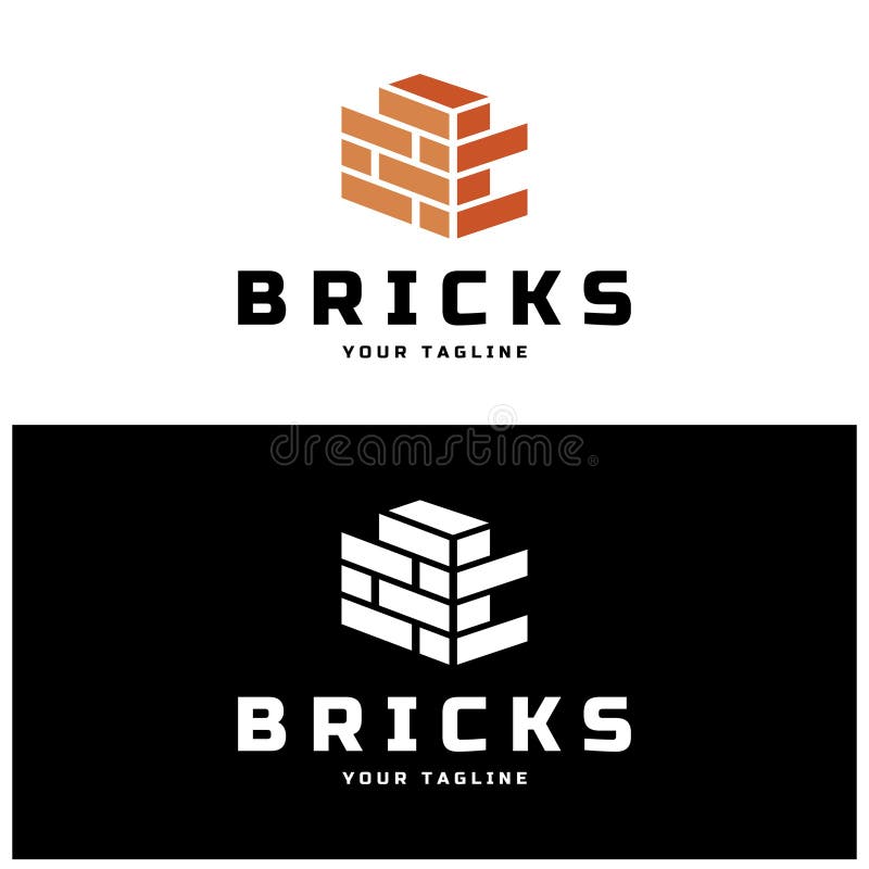 Creative Brick Logo Designs for Buildings, Architectural Buildings ...