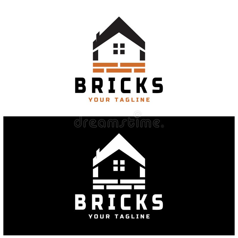 Creative Brick Logo Designs for Buildings, Architectural Buildings ...
