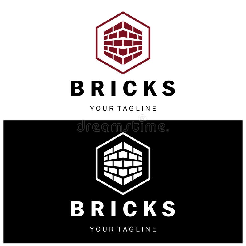 Creative Brick Logo Designs for Buildings, Architectural Buildings ...