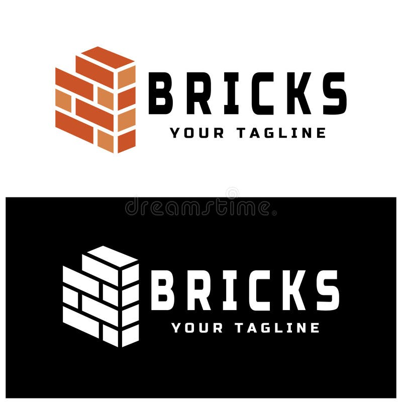 Creative Brick Logo Designs for Buildings, Architectural Buildings ...