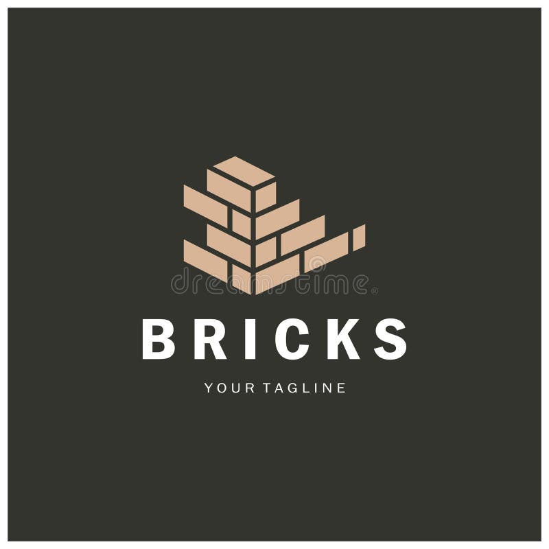 Creative Brick Logo Designs for Buildings, Architectural Buildings ...