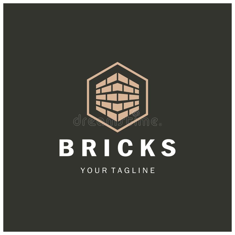 Creative Brick Logo Designs for Buildings, Architectural Buildings ...