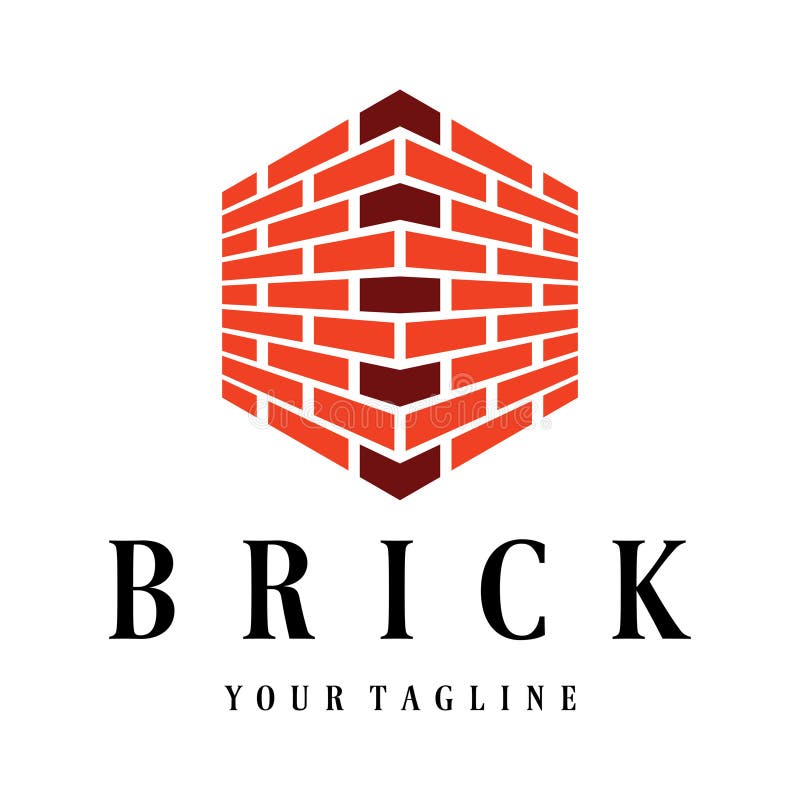 Creative Brick Logo Designs for Buildings, Architectural Buildings ...