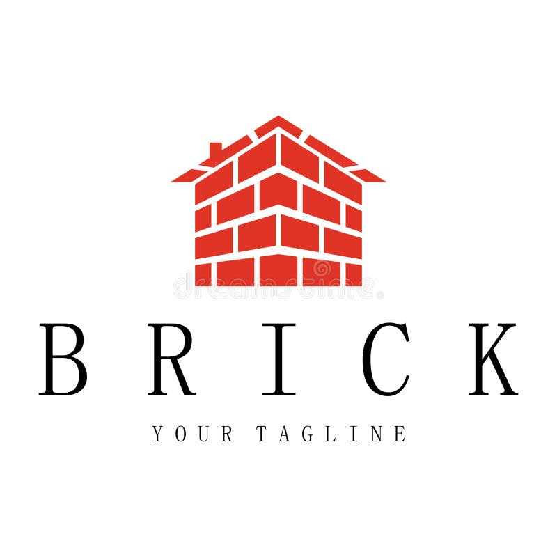 Creative Brick Logo Designs for Buildings, Architectural Buildings ...