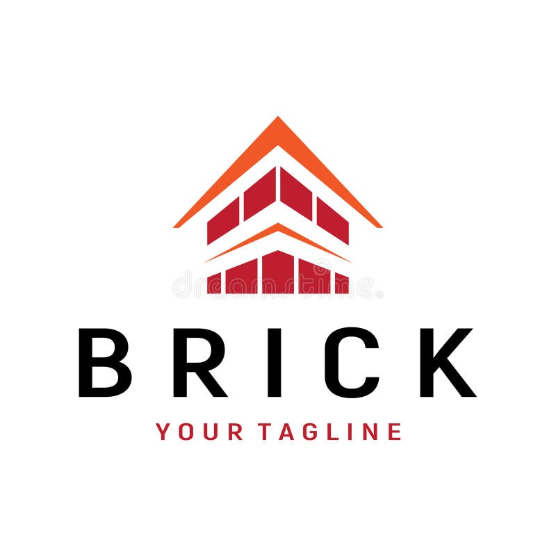 Creative Brick Logo Designs for Buildings, Architectural Buildings ...