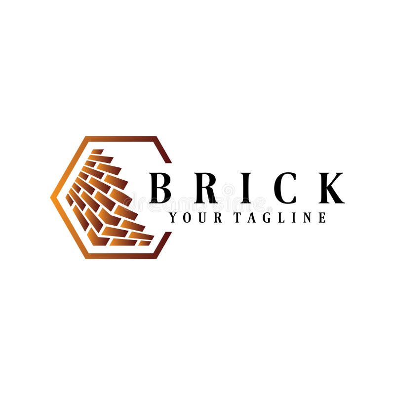 Creative Brick Logo Designs for Buildings, Architectural Buildings ...
