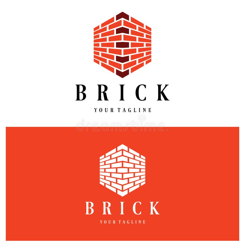 Creative Brick Logo Designs for Buildings, Architectural Buildings ...