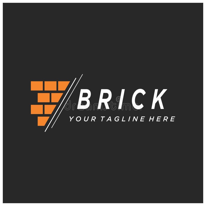 Creative Brick Logo Designs for Buildings, Architectural Buildings ...