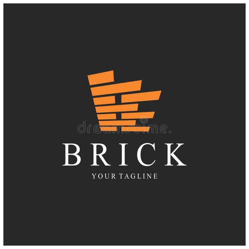 Creative Brick Logo Designs for Buildings, Architectural Buildings ...