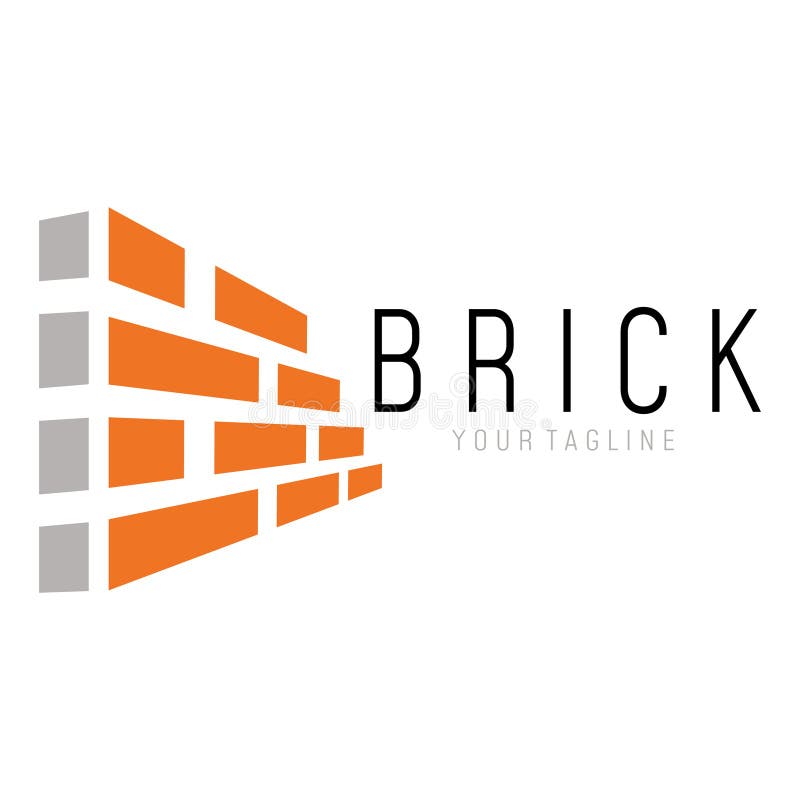 Creative Brick Logo Designs for Buildings, Architectural Buildings ...