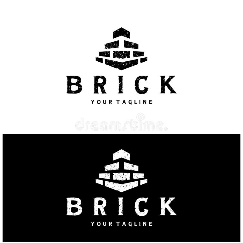 Creative Brick Logo Designs for Buildings, Architectural Buildings ...
