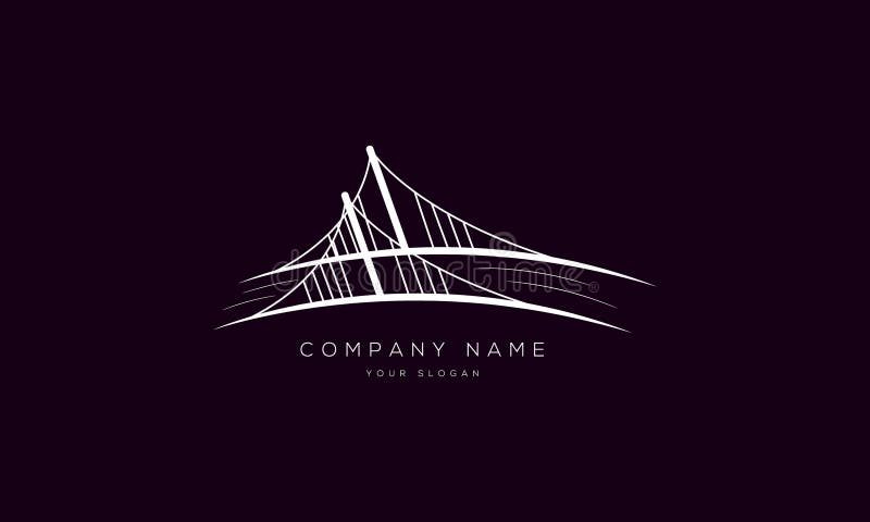 Creative Bridge Logo stock illustration. Illustration of elegant ...