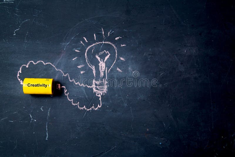 Creative, Bright Idea and Innovation or Inspiration Concept. Business ...