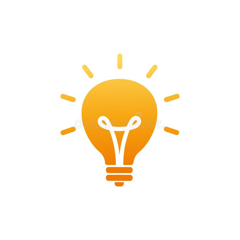 Creative Bright Idea Logo Design Template. Bulb Icon Symbol Design ...