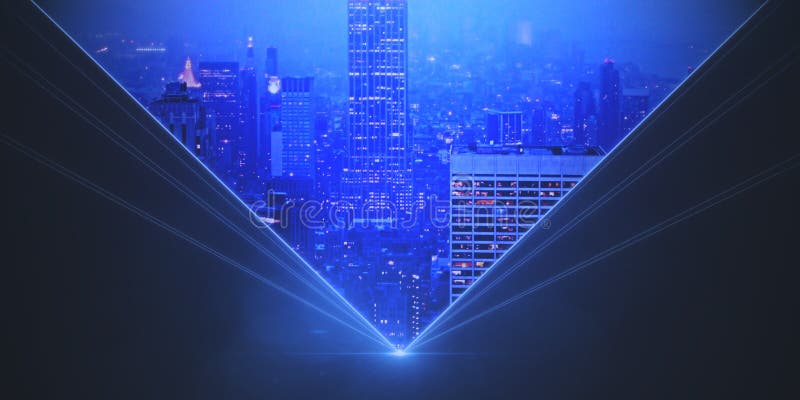 Bright City Light Wallpaper