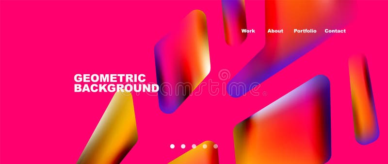 Creative Bright Vector Geometric Wallpaper Stock Vector - Illustration ...