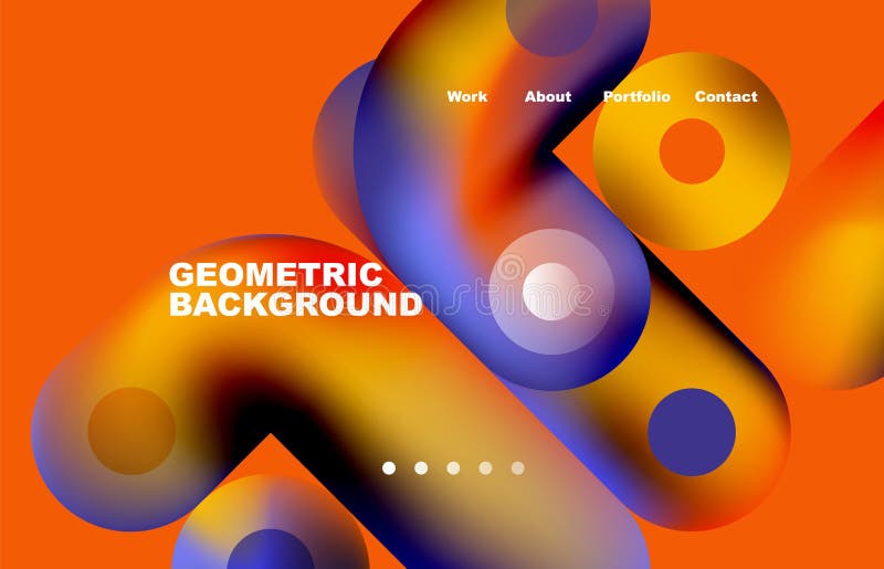 Creative Bright Vector Geometric Wallpaper Stock Vector - Illustration ...