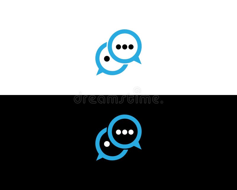 Creative Bubble Chat Concept Logo Stock Vector - Illustration of dialog ... Creative Bubble Chat Concept Logo Stock Vector - Illustration of dialog ...