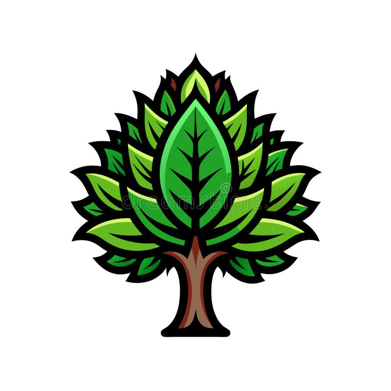 Creative Buckeye Tree Illustration on Clean Canvas Stock Image ...