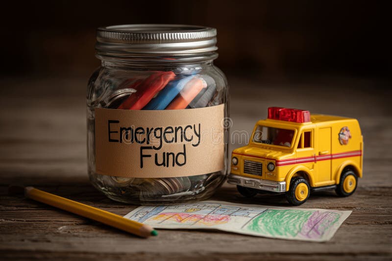 Creative Budgeting Using an Emergency Fund Jar Alongside Childhood ...