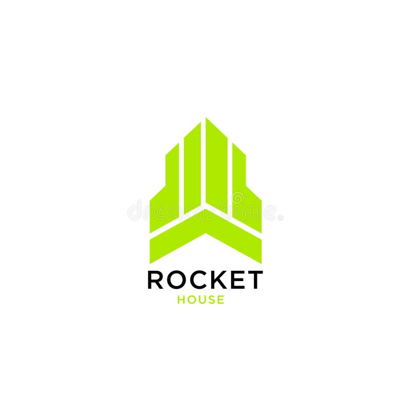 Creative Building Rocket Vector Logo Designs Stock Vector ...