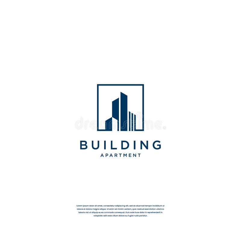 Creative Building Structure Logo Design Real Estate, Architecture ...