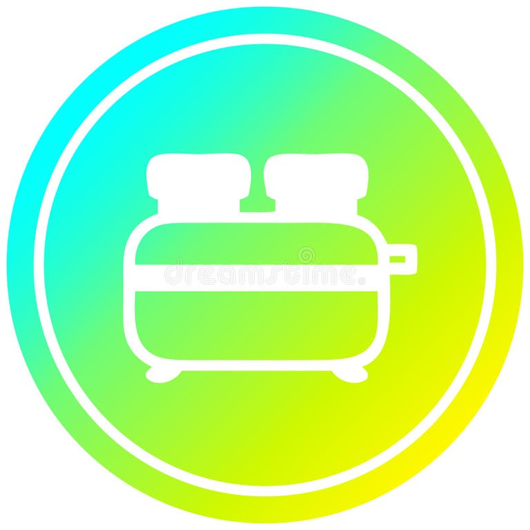 A Creative Burnt Toast Circular in Cold Gradient Spectrum Stock Vector ...